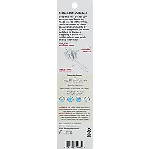 Radius Replacement Heads, Soft, 2 Count (Pack of 3)