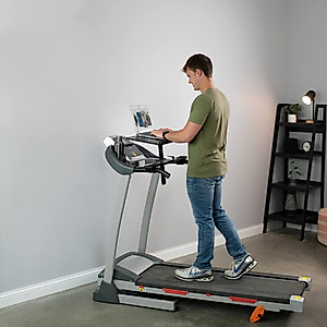 VIVO Universal Wooden Laptop Treadmill Desk, Adjustable Ergonomic Notebook Mount Stand for Treadmills, Includes Mouse Pad and Wrist Support, Stand-TDML4