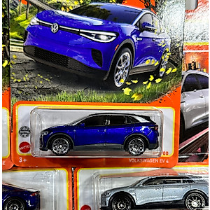 Matchbox - 5 Pack - Electric Cars - Audi E-Tron - Tesla Y - V W EV 4 - Mustang Mach-E - Karma GS-6 - Mint/NrMint Ships Bubble Wrapped in a Sized Box