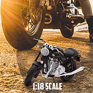 Welly Die Cast Motorcycle Yellow Compatible with S1000RR, 1:18 Scale