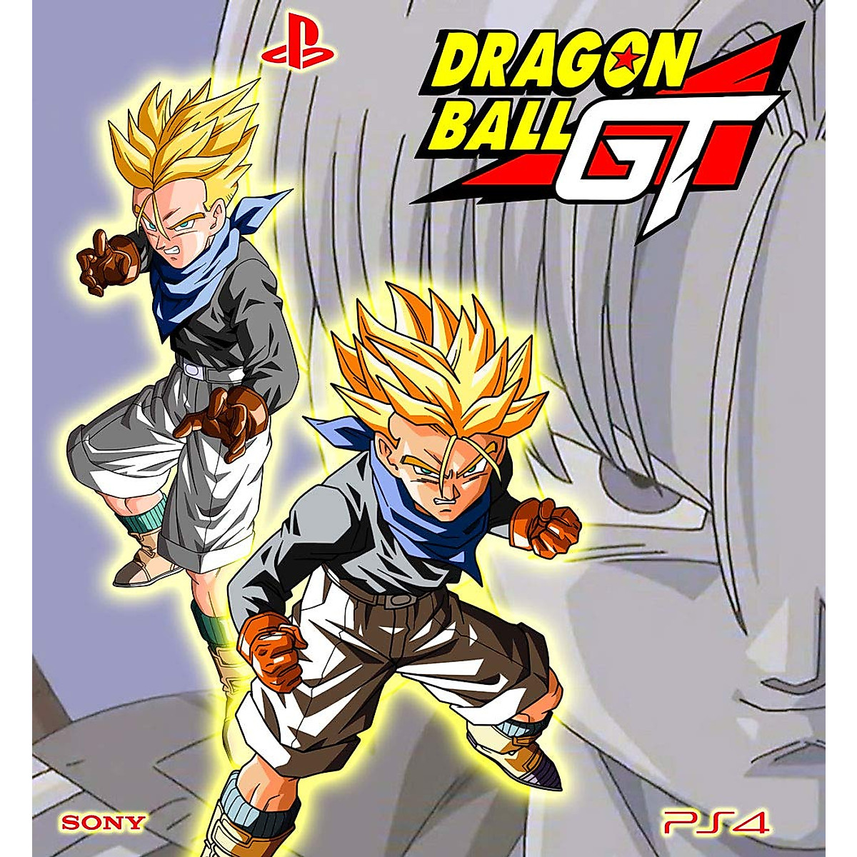 Skin Ps4 Old - Dragonball GT Trunks - Limited Edition Decal Cover ADESIVA Playstation 4 Slim Sony Bundle