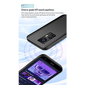 Mini Smartphone Unlocked 1GB RAM 8GB ROM Small Cell Phones, 2.5'' Touch Screen Quad Core Android Tiny Phone/3G/WiFi/Dual SIM/HD Camera/Google Play Mobile Phone (Blue)