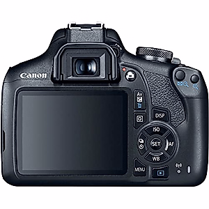 Camera Bundle for Canon EOS Rebel T7 DSLR Camera with 18-55mm f/3.5-5.6 is II + 75-300mm f/4-5.6 III + 420-800mm Manual Focus Lens and Accessories Kit (128GB, Travel Charger, Tripod, and More)