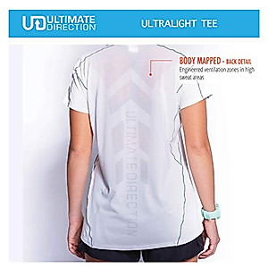 Ultimate Direction Womens Ultralight Running T-Shirt, Basalt, X-Small