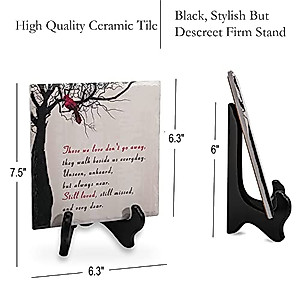 Memorial Gifts for Loss of Mother Father Husband Sympathy Gift Red Cardinal Memorial Plaques in Loving Memory of Loved Ones Remembrance Gifts Condolence Gifts Bereavement Gifts Sorry for Your Loss