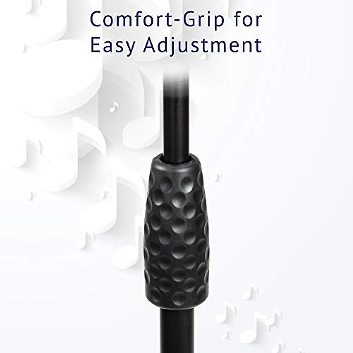 LyxPro Microphone Stand Boom Arm Tilting Rotating Floor Podium Stage or Studio Strong Durable And Foldable Height 38.5"- 66" Extends Arm to 29 3/8" Comes With 3/8" and 5/8" mount Adapter