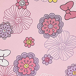 Disney 4 Piece Minnie's Fluttery Friends Toddler Bedding Set, Lavender, 3.5 x 10 x 13 inch (Pack of 1)