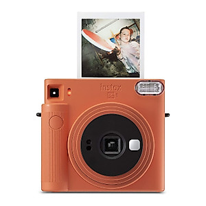 Fujifilm Instax Square SQ1 Instant Camera (Terracotta Orange) Bundle Film Double Pack with Photobox Keepsake Accessory Kit (3 Items)