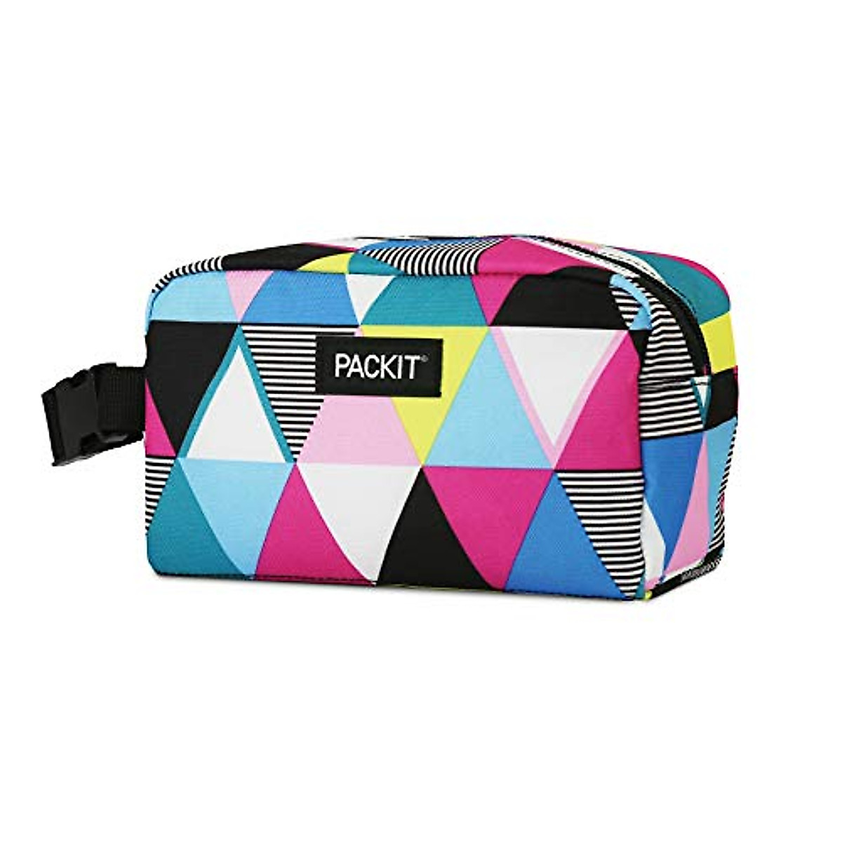 PackIt Freezable Snack Box, Triangle Stripes & Freezable Snack Bag, Polka Dots