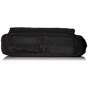 Baggallini womens Out About Bagg With Rfid Wristlet top handle handbags, Black, One Size US