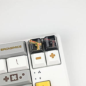 Pearlead Creative Resin R4 Keycap Replacement Gaming Keyboard Keycap for MX Switch Mechanical Keyboards DIY Decoration (Grenade)