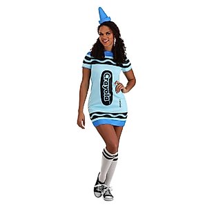 Fun Costumes Cerulean Crayola Crayon Women's Costume Small