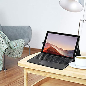 Omnpak Case and Covers for 13 Inch New Surface Pro X(2021/2020/2019),Multiple Angle Slim Light Shell Cover-Compatible with Type Cover Keyboard（Keyboard Not Included）