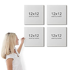 Coastal Seashell Picture Wall Art - Beach Themed Canvas Print Relaxing Seascape Artwork Contemporary Calming Seaside Starfish Conch Nature Photography Summer Blue Sea Ocean Scenery Painting for Bathroom Bedroom Office