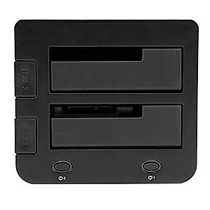 StarTech.com Dual-Bay USB 3.0 to SATA and IDE Hard Drive Docking Station, USB Hard Drive Dock, External 2.5/3.5" SATA III/IDE, SSD/HDD Docking Station, Hot-Swap Drive Bays, Top-Loading (UNIDOCKU33)