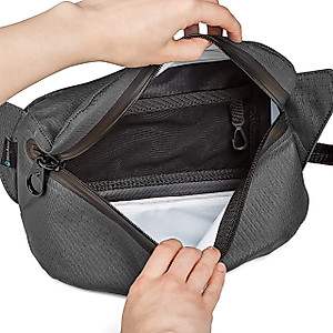 Skog Å Kust FannySåk Airtight & Waterproof Floating Waist Bag | for Kayaking, Rafting, Boating, Swimming, Camping, Hiking, Beach, Fishing | Grey