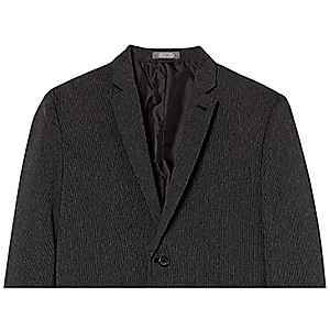Van Heusen Boys' Big 2-Piece Formal Suit Set, Mini Black, 10 Husky