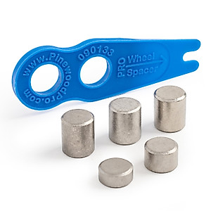 Pinewood Pro Derby Car Weights -Tungsten 2oz Round Cylinder Weights with Free Wheel Spacer and Drill Guide Tool