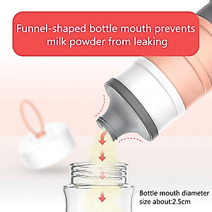 Milk Powder Dispenser Portable 4 Layer Baby Feeding Formula Storage Pot Container