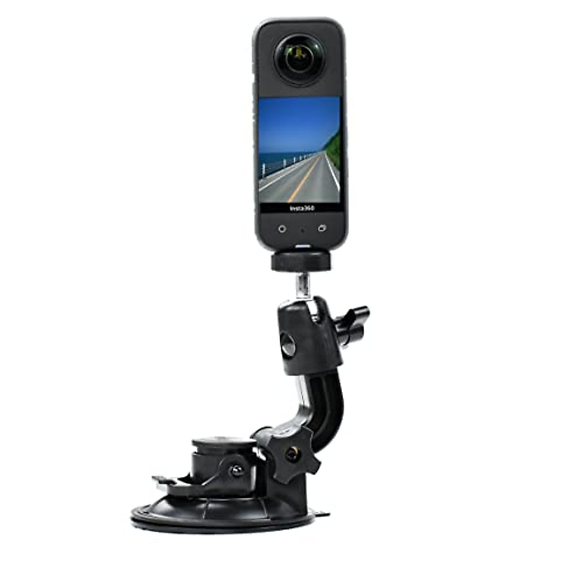 vgsion Car Mount Suction Cup Dashboard Camera Holder Compatible with Insta360 One X3, One X2, One RS, ONE R, Dash Camera, Portable Camera
