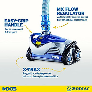 Zodiac MX6 Automatic Suction-Side Pool Cleaner Vacuum for In-ground Pools