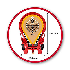 BRIO 34080 Trickshot Game | Classic Pinball Game for Ages 6+