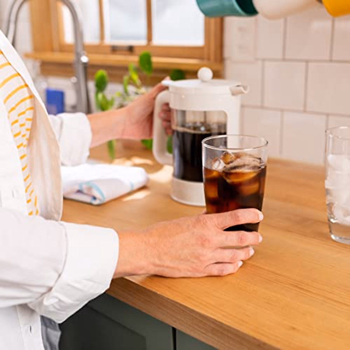 Cameron's Coffee Roasted Ground Coffee Bag, Vanilla Hazelnut Cold Brew Blend, 12 Ounce, Pack of 6