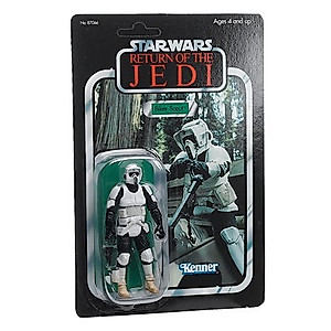 Hasbro Star Wars, The Saga Colllection, Vintage Action Figure Biker Scout, 3.75 Inches