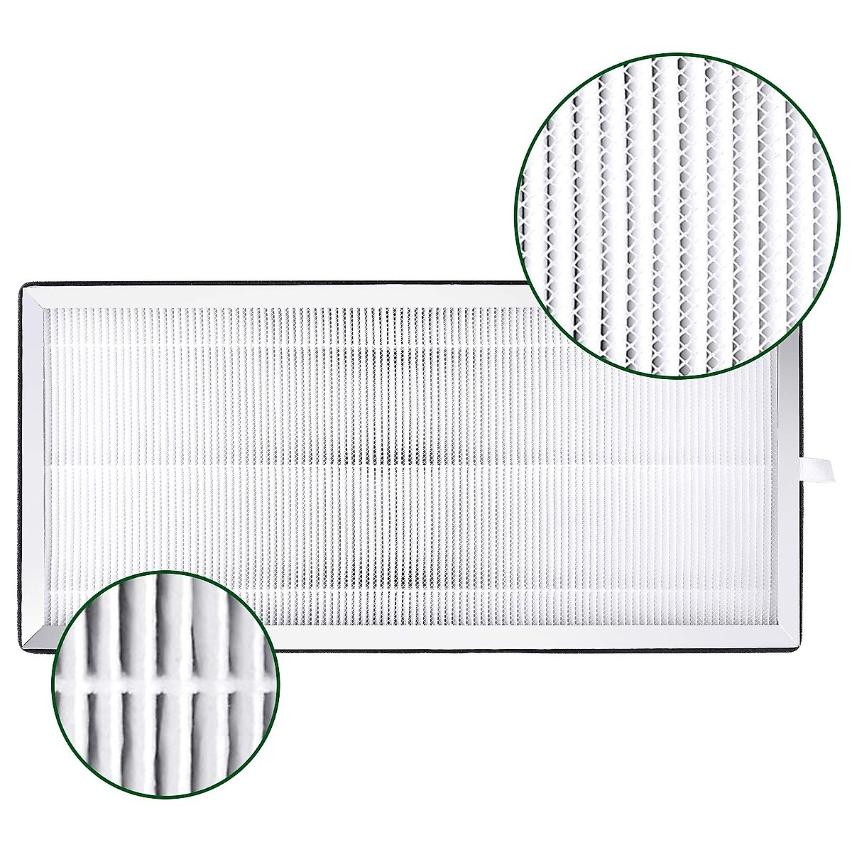 MA-40 Replacement Filter Compatible with Medify MA-40, 3 in 1 Pre-Filter, H13 HEPA Air Filter and Activated Carbon, 2 Pack, By KeeTidy