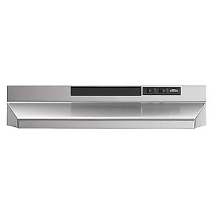 Broan-NuTone F403604 Exhaust Fan for Under Cabinet Two-Speed Four-Way Range Hood, 36-Inch, Stainless Steel