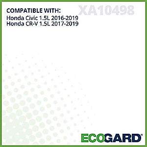 ECOGARD XA10498 Premium Engine Air Filter Fits Honda CR-V 1.5L 2017-2021, Civic 1.5L 2016-2021