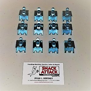 TRUE, BEVERAGE AIR & FOGEL (12) COMMERCIAL COOLER/FREEZER SHELF CLIPS - NSF
