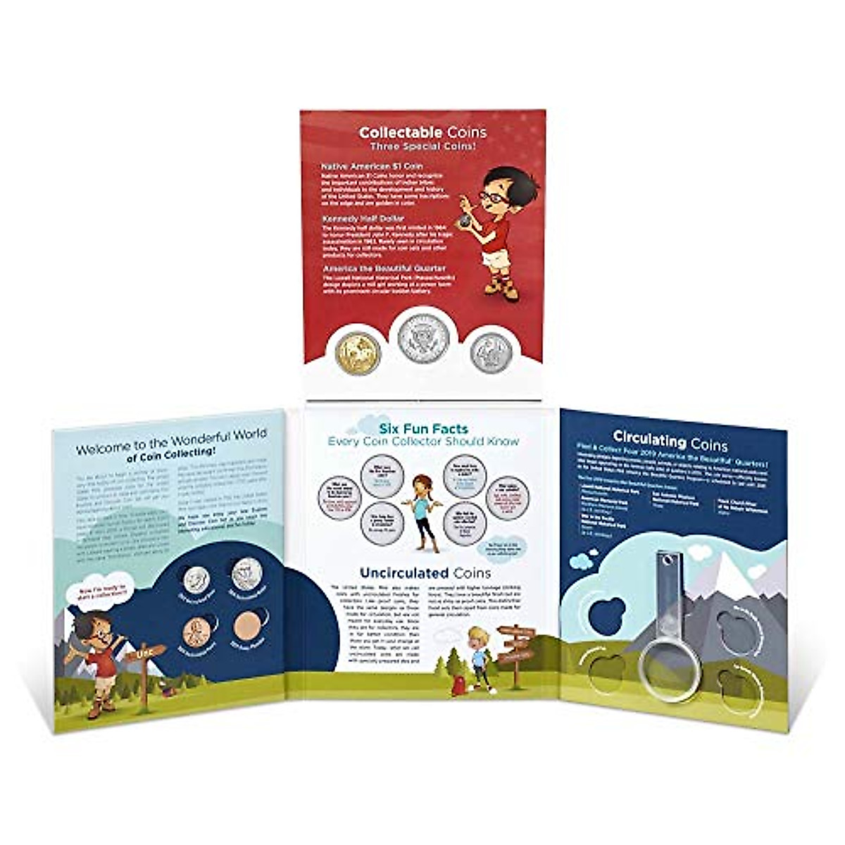 Coin Starter Kit & Activity Book for Kids - Explore & Discover Set