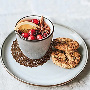 200 Pcs Round Lace Paper Doilies, 4.5" Round Decorative Paper Placemats, Assorted 10 Colors Disposable Paper Doilies for Cake Wedding Tableware Decoration, Tables Decorating Birthday Party Cakes