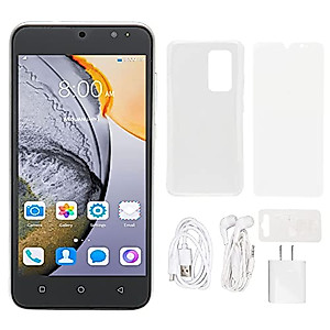5.45Inch Unlocked Smartphone, 2GB RAM 16GB ROM Full HD Screen, Support WiFi/Bluetooth//GPS/Face Recognition, 3G Cell Phone for Android 10(Blue)