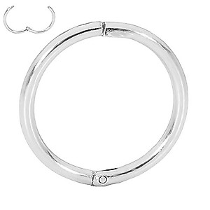 365 SLEEPERS Sterling Silver Hinged Unisex Sleeper Earrings Nose Hoop Segment Ring Hand Made In Australia Nickel Free Hypoallergenic 8mm - 18mm