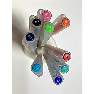 MUJI Gel Ink Ballpoint Pens [0.5mm] 9-colors Pack