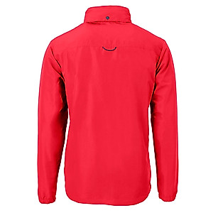 Cutter & Buck Men's Scarlet San Francisco 49ers Charter Eco Recycled Full-Zip Jacket