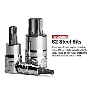 Capri Tools T25 Star Bit Socket, 1/4-Inch Drive (CP30225)