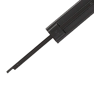 Depth Gauge Plastic Dial Vernier Caliper Professional Micrometer High Precision Measuring Tools with Round Dial for Machinists Woodworkers Craft(Yellow)