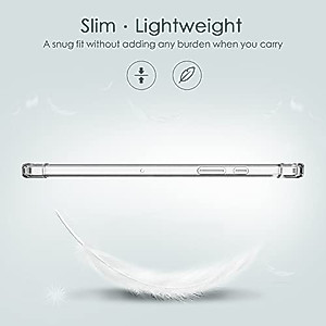 TiMOVO for Galaxy Tab A8 Case 10.5 Inch 2022 SM-X200/ SM-X205, Shockproof Drop Protection Slim Lightweight TPU Transparent Back Cover Shell for Samsung Galaxy Tab A8 10.5" Clear Case