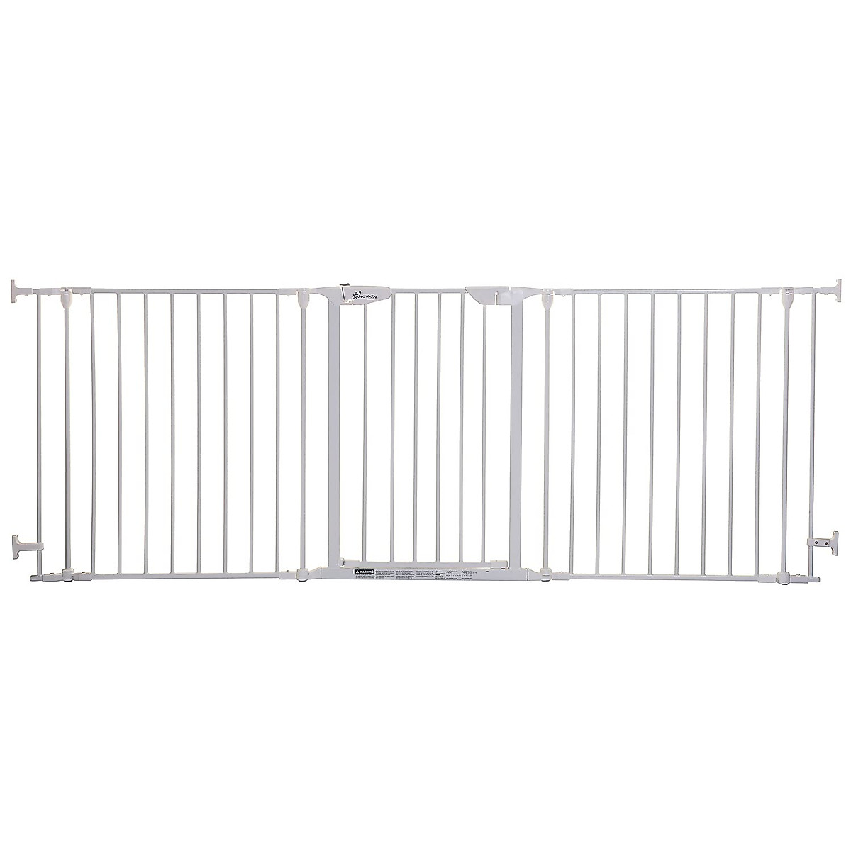 Dreambaby Newport Adapta Baby Gate - Use at Top or Bottom of Stairs - for Straight, Angled or Irregular Shaped Openings (White)