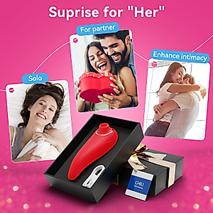 SOYIVE Sucking Vibrator Womens Sex Toys - Adult Toys Suction Vibrators for Female Women Couples Sex Toys with 9 Suctions G-spot Vibrator Clit Sucker for Nipple Vagina Stimulator Rose Adult Sex Toys