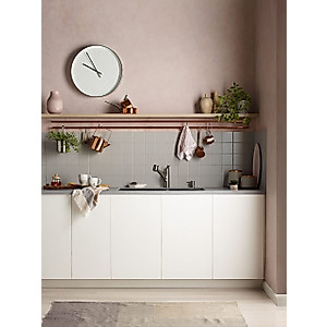 Moen Sombra Spot Resist Stainless Single-Handle Pull-Out Sprayer Kitchen Faucet with Soap Dispenser and Power Clean, 87701SRS