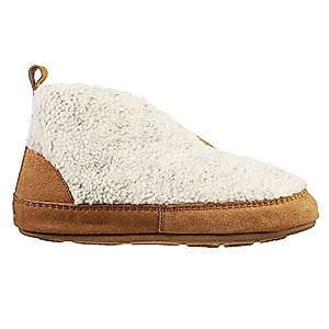 Acorn womens Recycled Ela Boot With Berber Upper and Lining Slipper, Natural, 5 6 US