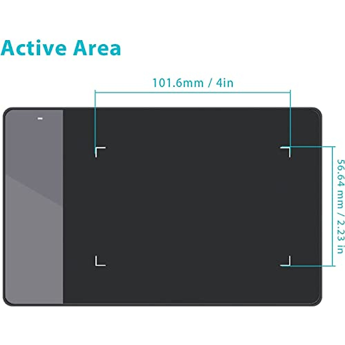 HUION 420 OSU Tablet Graphics Drawing Pen Tablet with Digital Stylus - 4 x 2.23 Inches