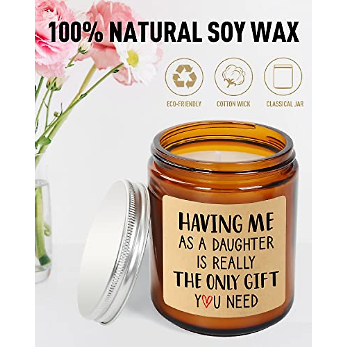 Gift for Mom from Daughter- Dad Gift, Birthday Gifts for Dad & Mom, Mother's Day, Father's Day, Christmas, Ideal Parents’ Gifts (Brown)