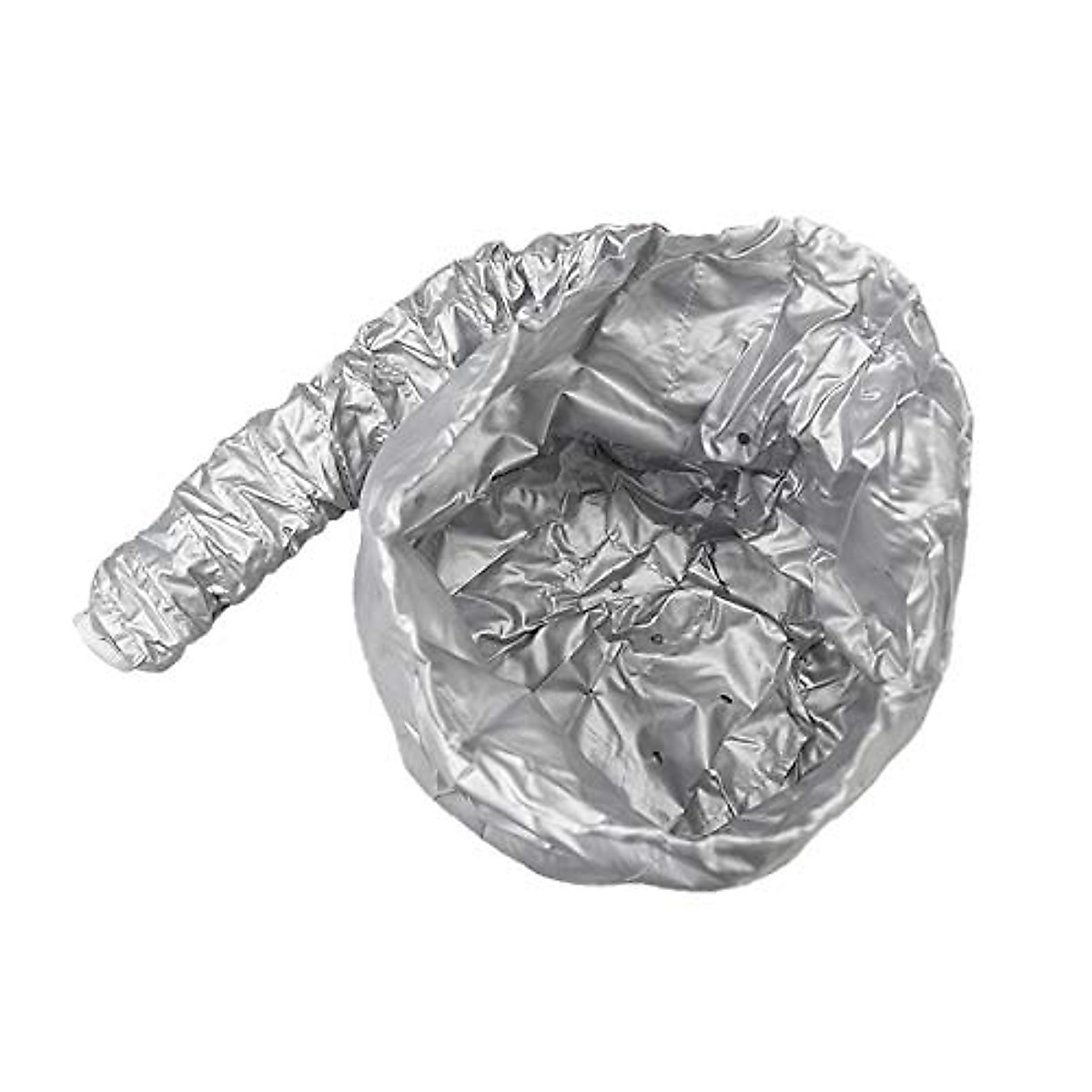 XUELI Portable Soft Hair Drying Cap Hair Dryer Home Barbershop Oil Cap Salon Hairdressing Hat Bonnet Caps Attachment Hair Care Perm Helmet Hair Steamer (Silver)