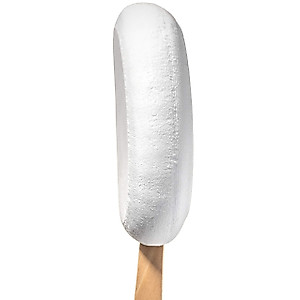 Lotion Applicator for Your Back, Legs, Feet - Sunscreen Applicator - Long Curved Easy Reach Wooden Handle Body Brush for Suntan, Sunless Self-Tanning, Skin Cream, Acne, Body Wash - Elderly Aid