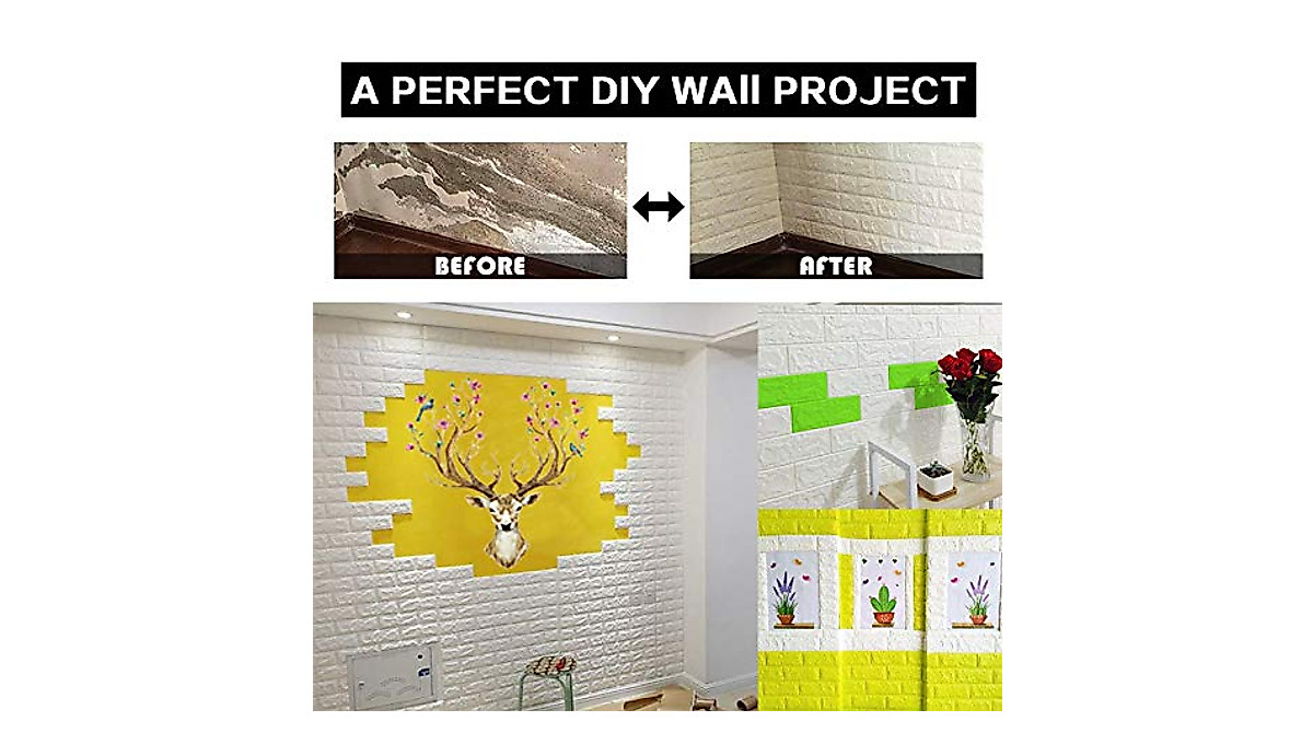 Sodeno 3D Wall Panels - Easy Peel and Stick Decor